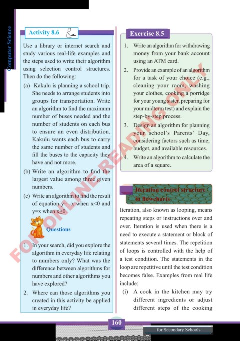 algorithm examples in everyday life